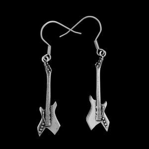Mainland Silver | Jewelry | Stranger Things Eddie Munson Guitar Dangle ...